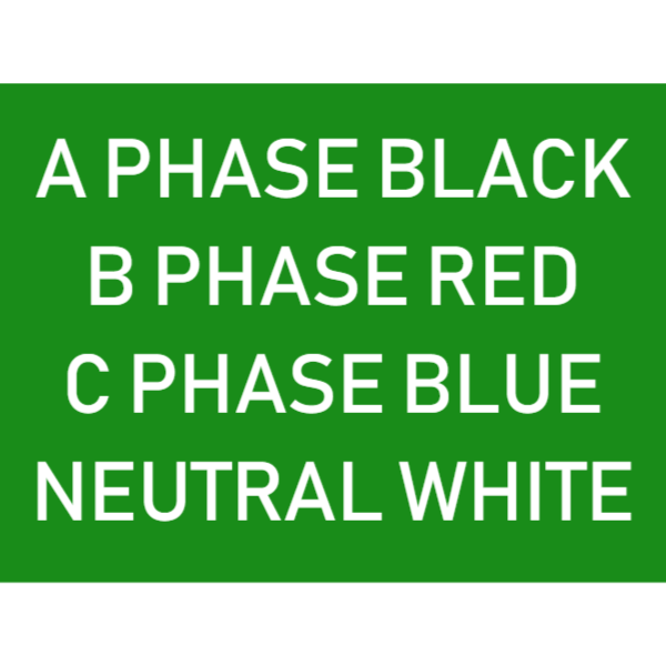 Green Phase Explanation Technical Sign | Marktek