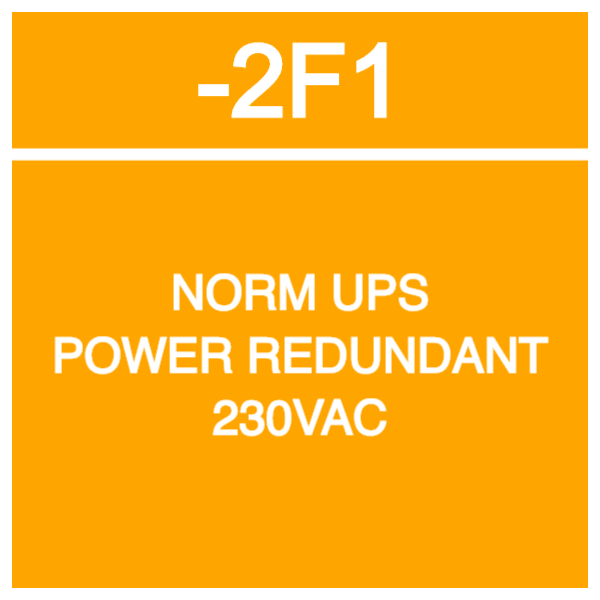 Orange Power Redundant sign | Marktek